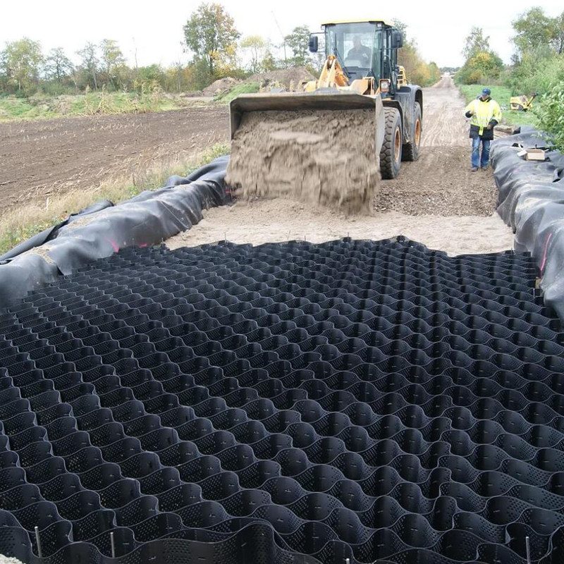 HDPE Textured/Perforated Geocell Optimal for Slope/Retaining Wall/Road ...